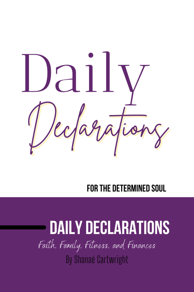Daily Declarations & Prayer Journal – Print Copy- Soft Cover – Shanae ...